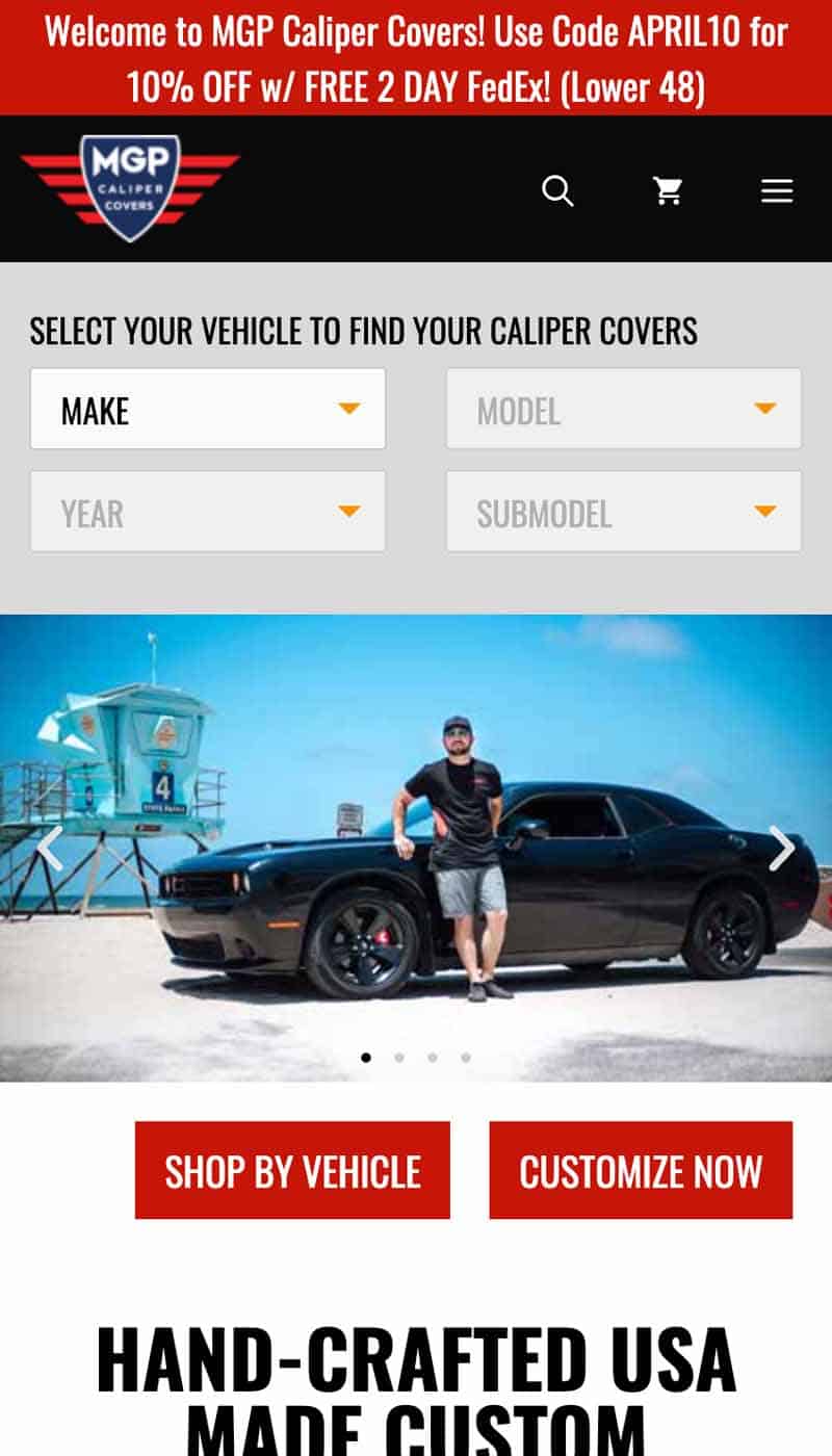 MGP Caliper Covers - Two Loon Software